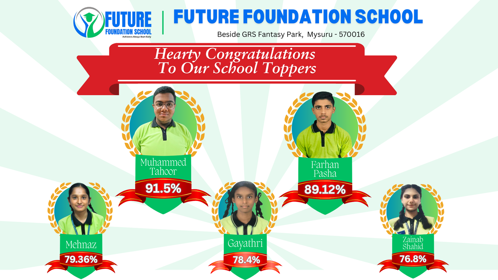 Future Foundation School Shines in SSLC Exam 2025 - Mediagraam News
